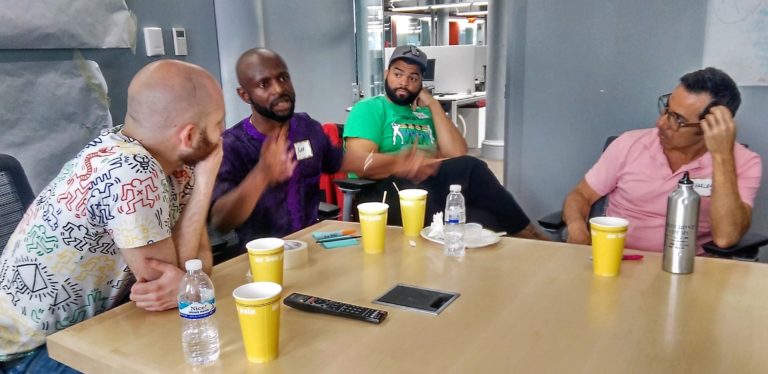 James Krellenstein, Alex Wilson, Bryson Rose and Charles Sanchez crop ...